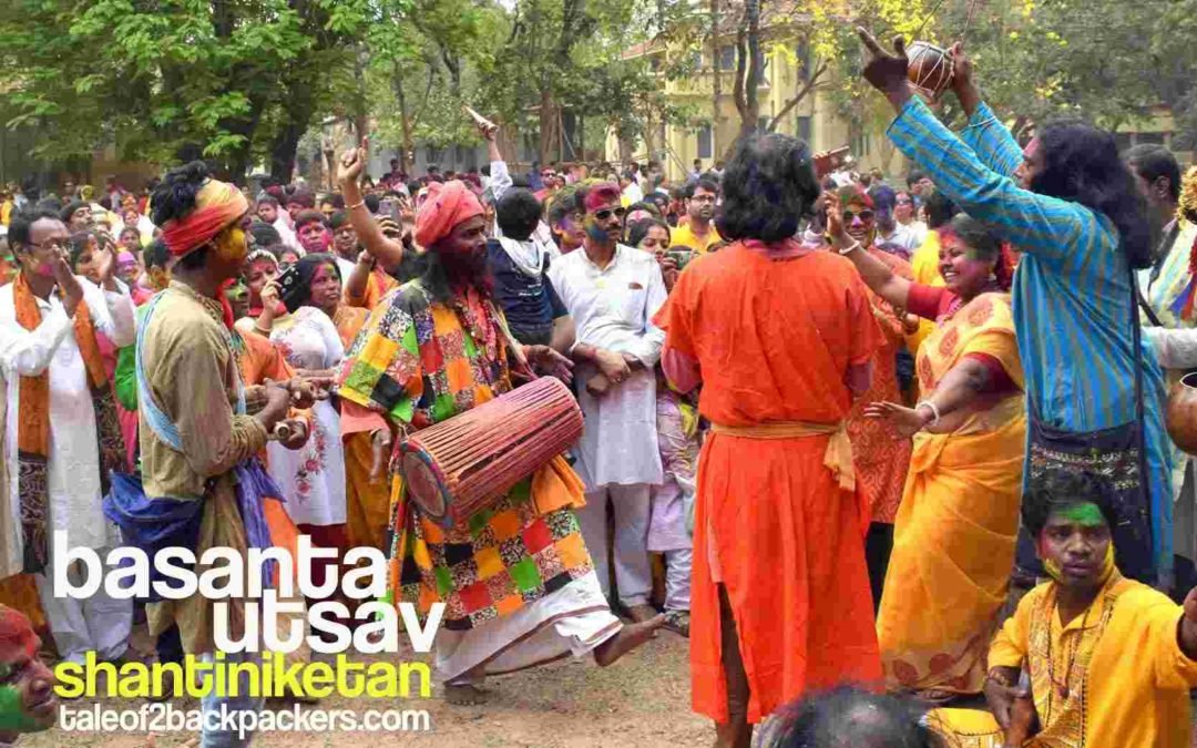 Basanta Utsav at Shantiniketan | Tale of 2 Backpackers