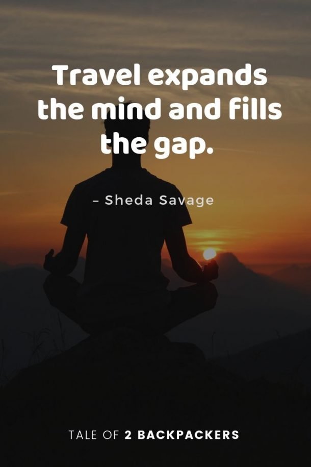 125+ Best Inspirational Travel Quotes With Images | Tale of 2 Backpackers