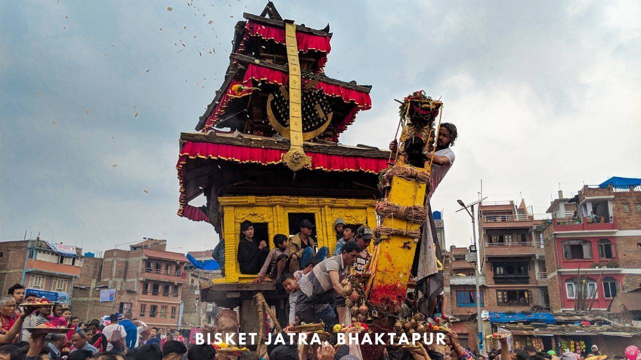 Bisket Jatra, Bhaktapur - A Visually Stunning Festival in Nepal | Tale ...