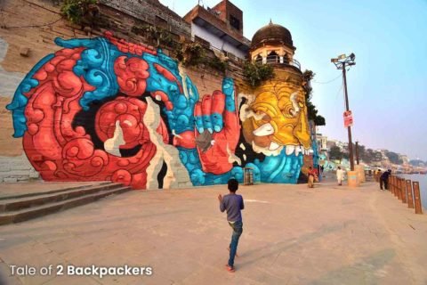 Varanasi Street Art - Adding colour with Graffitis and Art | T2B