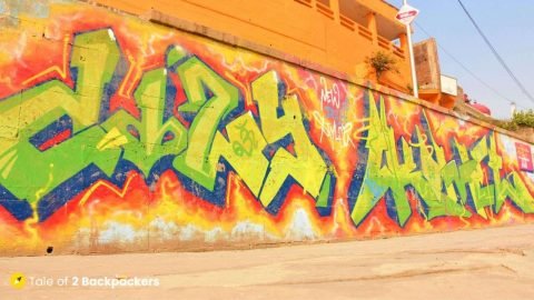 Varanasi Street Art - Adding colour with Graffitis and Art | Tale of 2 ...