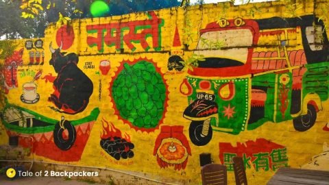 Varanasi Street Art - Adding colour with Graffitis and Art | Tale of 2 ...